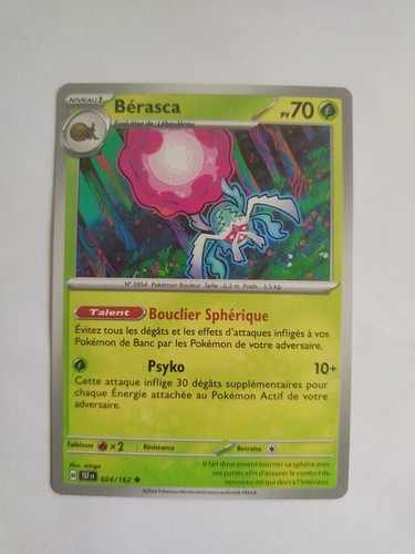 Carte Pokémon - Bérasca 024/162 - Forces Temporelles EV05 | eBay