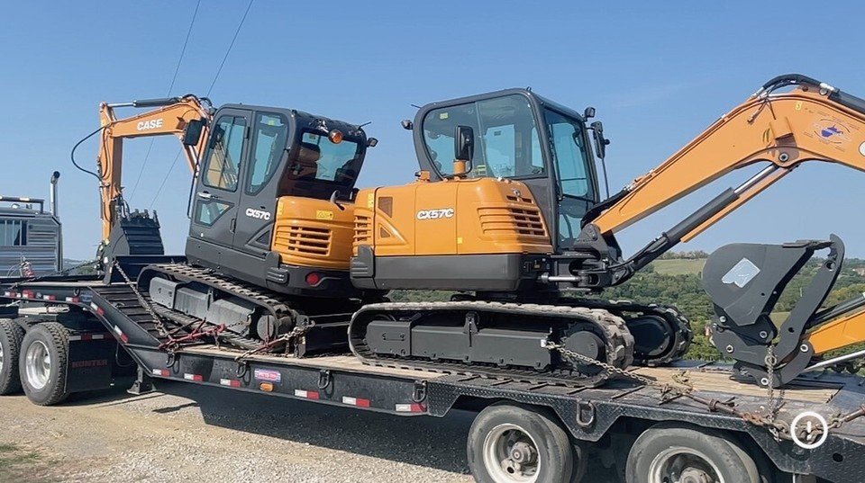 2024 Case CX57C Mini Excavator 4 Hours Enclosed ROPS 6-Way Blade | eBay