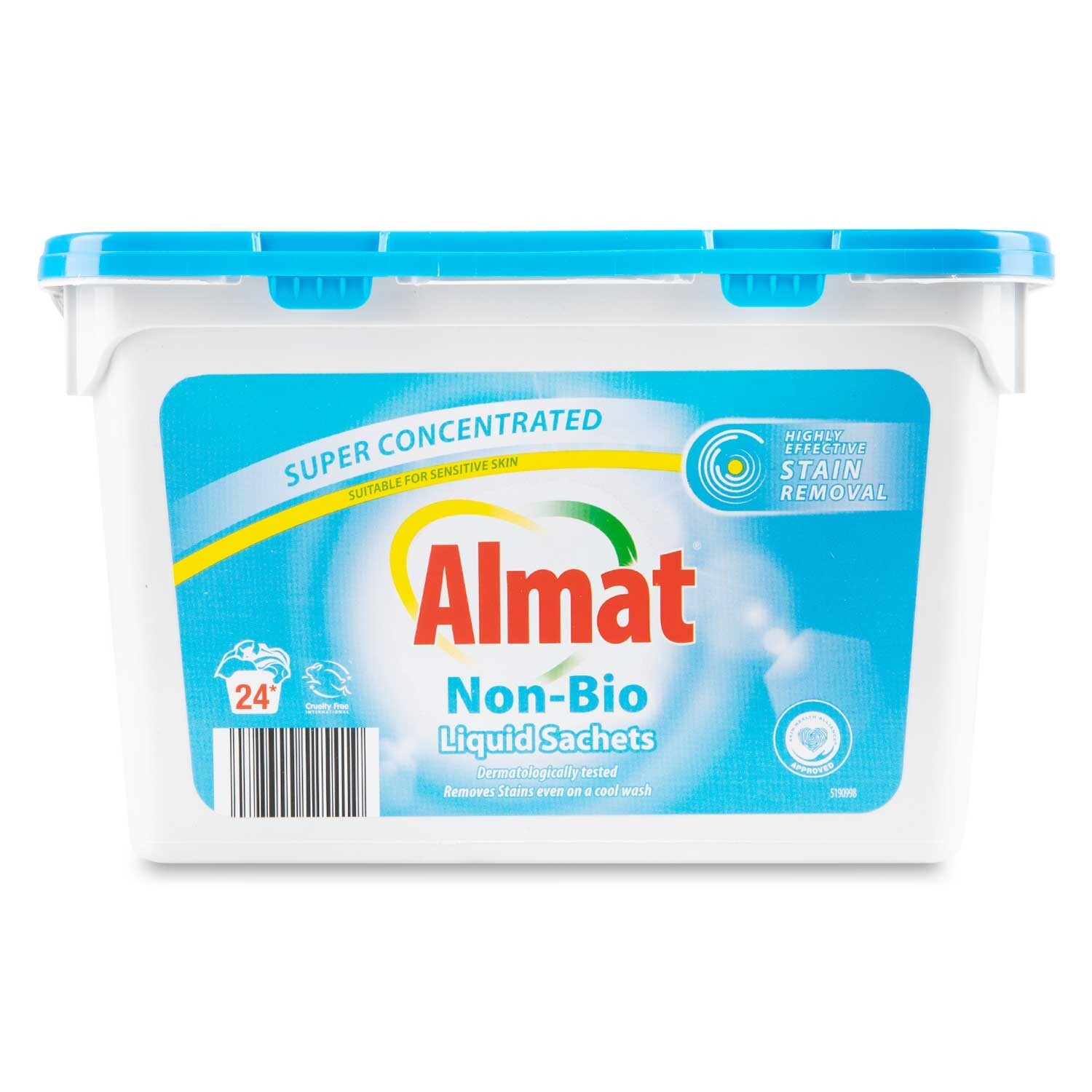 Almat Non Bio Washing Liquid Sachets Laundry Clothes Washing Capsules ...