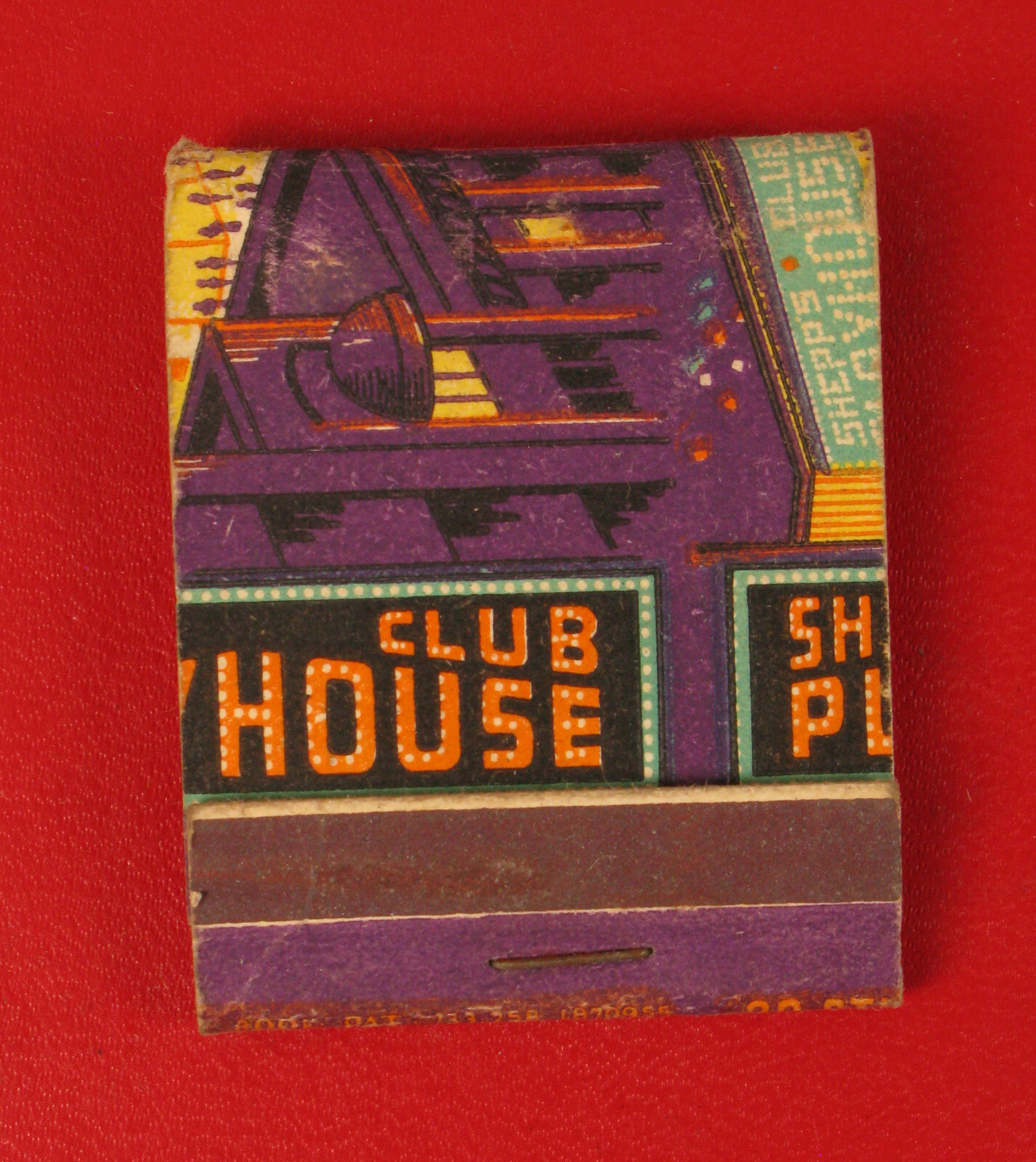 VINTAGE CLUB HOUSE STRIP CLUB LOS ANGELES VANDYKE ADVERTISING MATCHBOOK ...