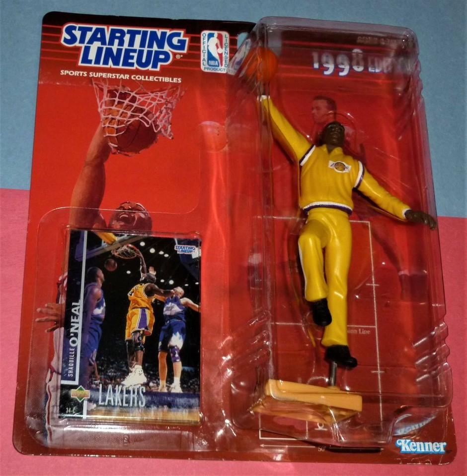 1998 SHAQUILLE O'NEAL Los Angeles Lakers #34 Starting Lineup Shaq ...