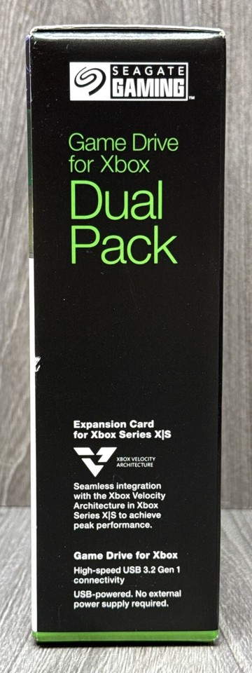 Seagate Game Drive Dual Pack 1TB SSD and 2TB HDD for Xbox Series X/S ...