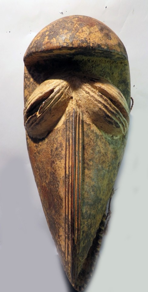 AFRICAN MAGNIFICENT HINGED JAW BEAK MASK CEREMONIAL WOOD DAN CULTURE ...