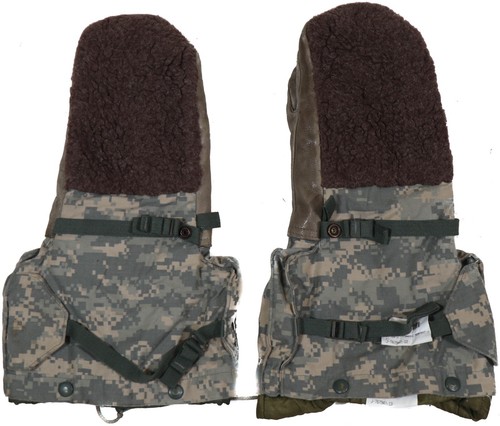 Large - US Army UCP / ACU Camouflage Extreme Cold Weather Mittens ...