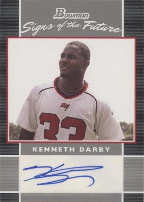 2007 Bowman - Signs of the Future Kenneth Darby #SF-KD (AU, RC) for ...