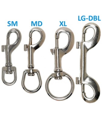 Dive Rite Marine Grade Stainless Steel Bolt Snap Size XL Swivel Scuba ...