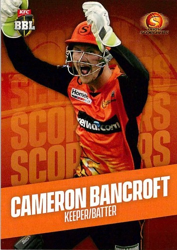 2019 2020 PERTH SCORCHERS BBL Cricket Card CAMERON BANCROFT | eBay ...