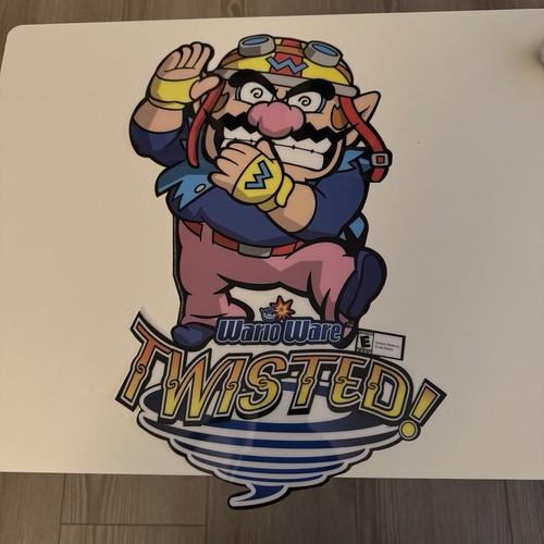 wario ware twisted nintendo window cling display | eBay