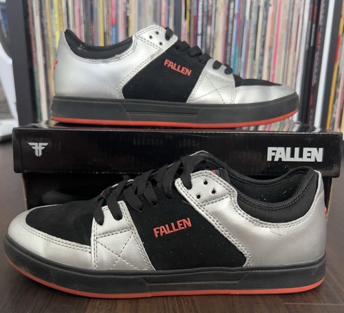 Fallen The Trooper Skateboarding Shoes Size US 8 Silver/Black | eBay