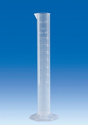 Brandtech 649941 Graduated Cylinder,PP,molded graduations,Class B,100mL ...