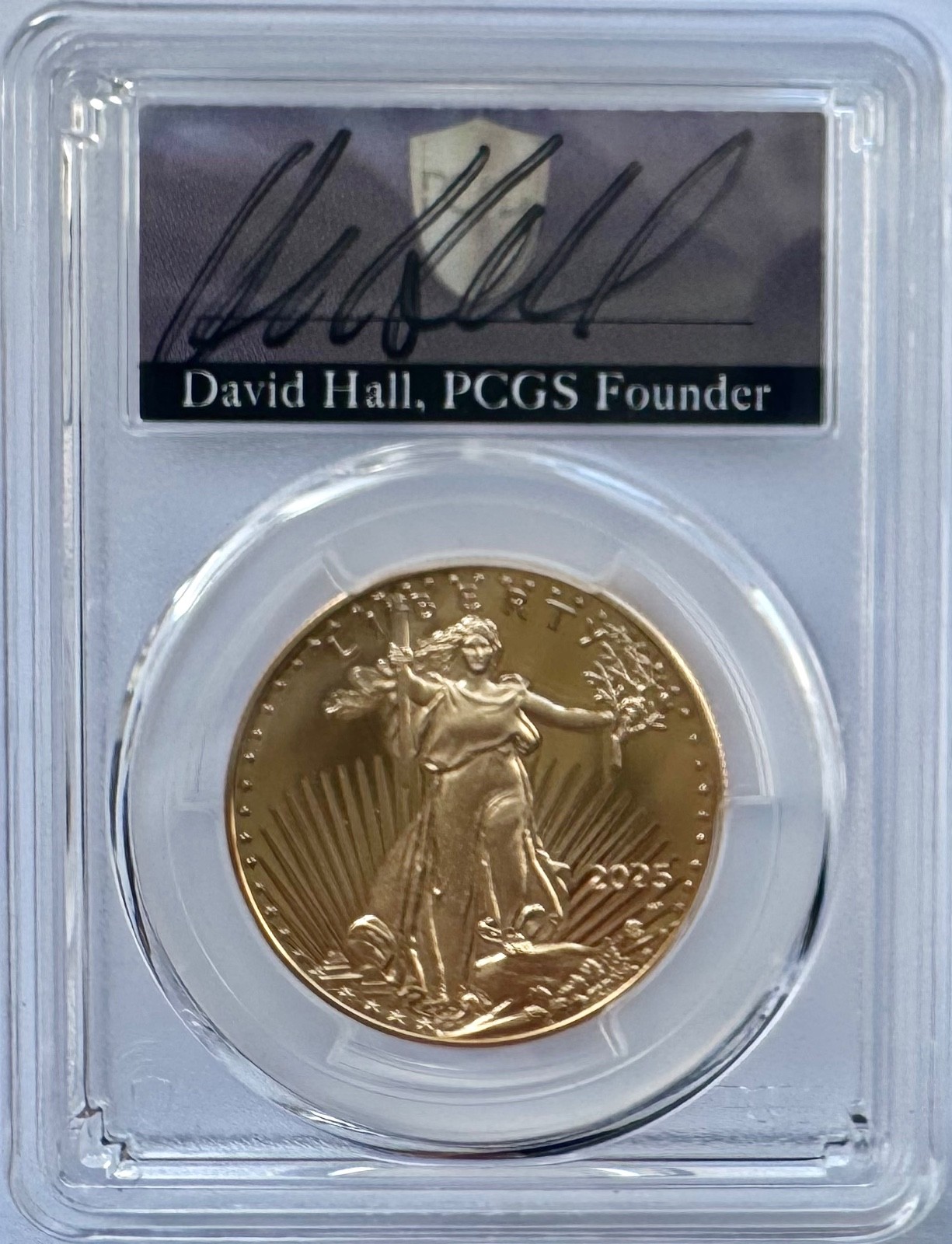 2025-W Proof $50 American Gold Eagle 1 oz PCGS PR-70 DCAM FDOI David ...