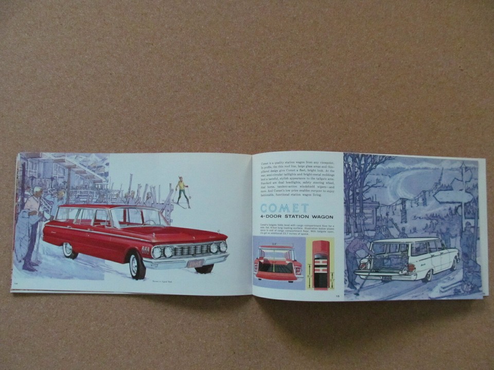 1961 Mercury Comet Auto Brochure ( NOS ) | eBay