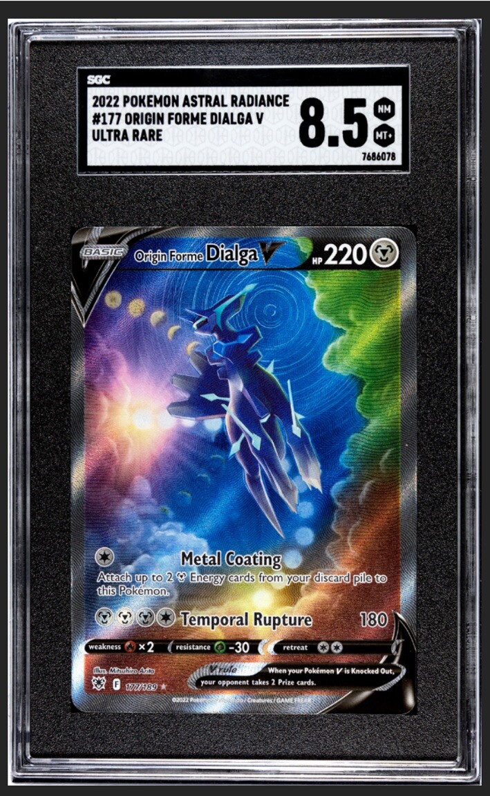 Origin Forme Dialga V 177/189 Astral Radiance Full Alt. Art Pokémon SGC ...