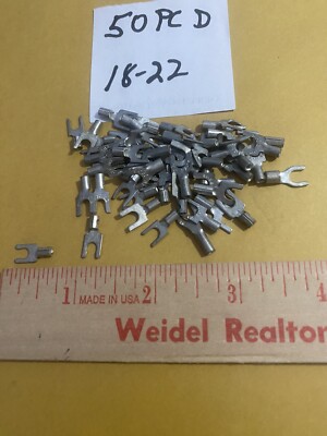 50 Pc Crimping ELECTRICAL TERMINAL Open 18-22 AWG Wire Ends | eBay