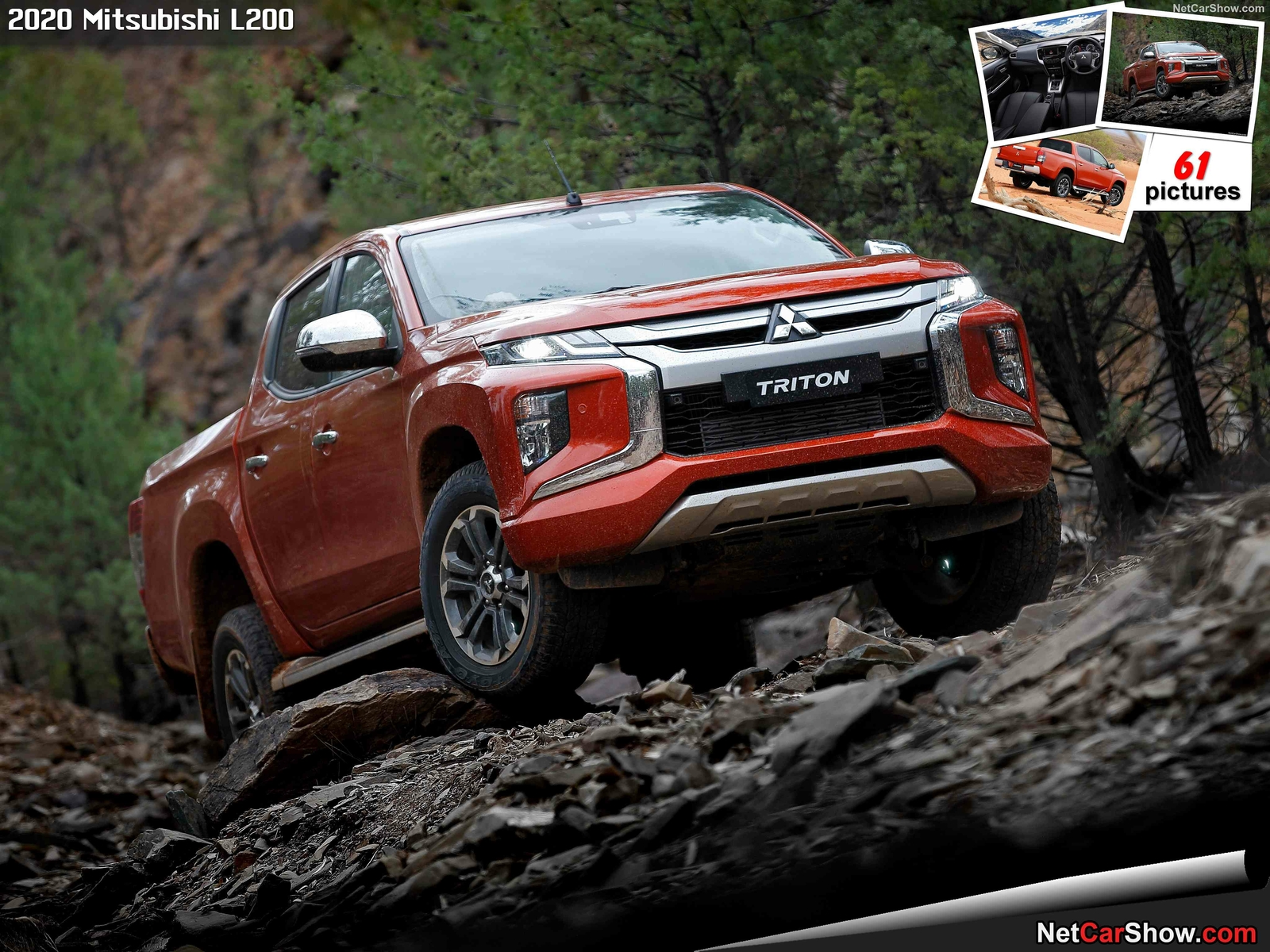 Black Side Door Moulding Body Cladding Fits Mitsubishi L200 Triton 2019 ...