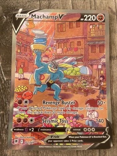 💎Machamp V (Alternate Full Art) 172/189 Swsh10: Astral Radiance Holo 💎 ...