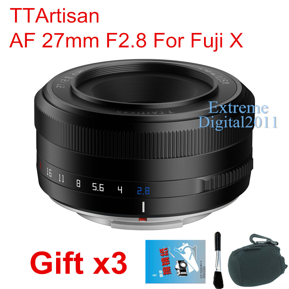 TTArtisan AF 27mm F2.8 Lens for Fujifilm XF Fuji X Mount X-T30 II X-T4 ...