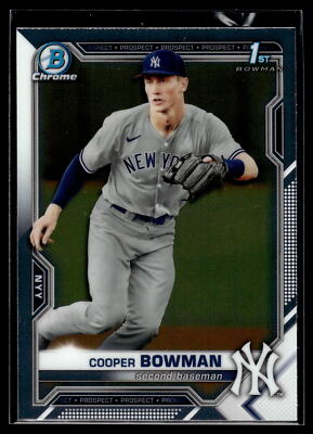 Cooper Bowman 2021 Bowman Draft Chrome 1st Bowman Card #BDC-87 | eBay