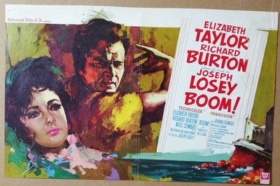 BOOM elizabeth taylor affiche cinema belge originale '68 | eBay