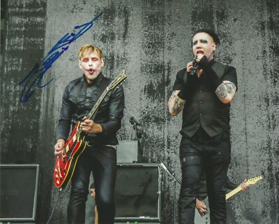 TYLER BATES Signed 8.5 x 11 Photo Signed REPRINT Marilyn Manson ...