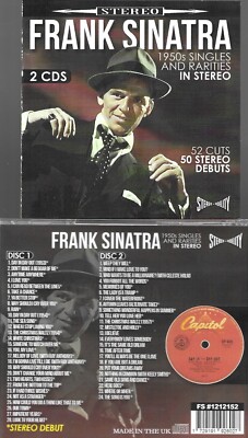 FRANK SINATRA-1950s SINGLES & RARITIES-FIRST TIME IN STEREO-2 CDS | eBay