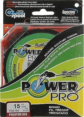 Power Pro Micro Braid Fishing Line 21100150150v 15 LB X 150 Yd ...