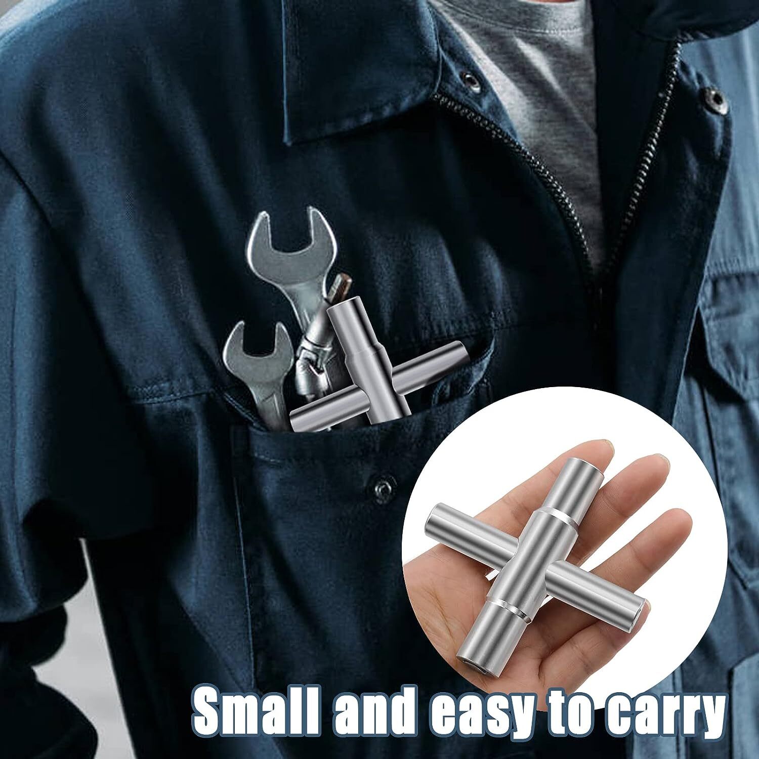 4-Way Sillcock Key For Outdoor Water Faucet Valves Residential ...