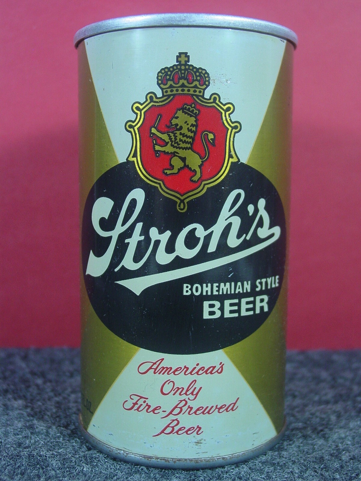 STROH'S BOHEMIAN STYLE BEER - Detroit, Michigan - 12 oz PULL TAB CAN ...