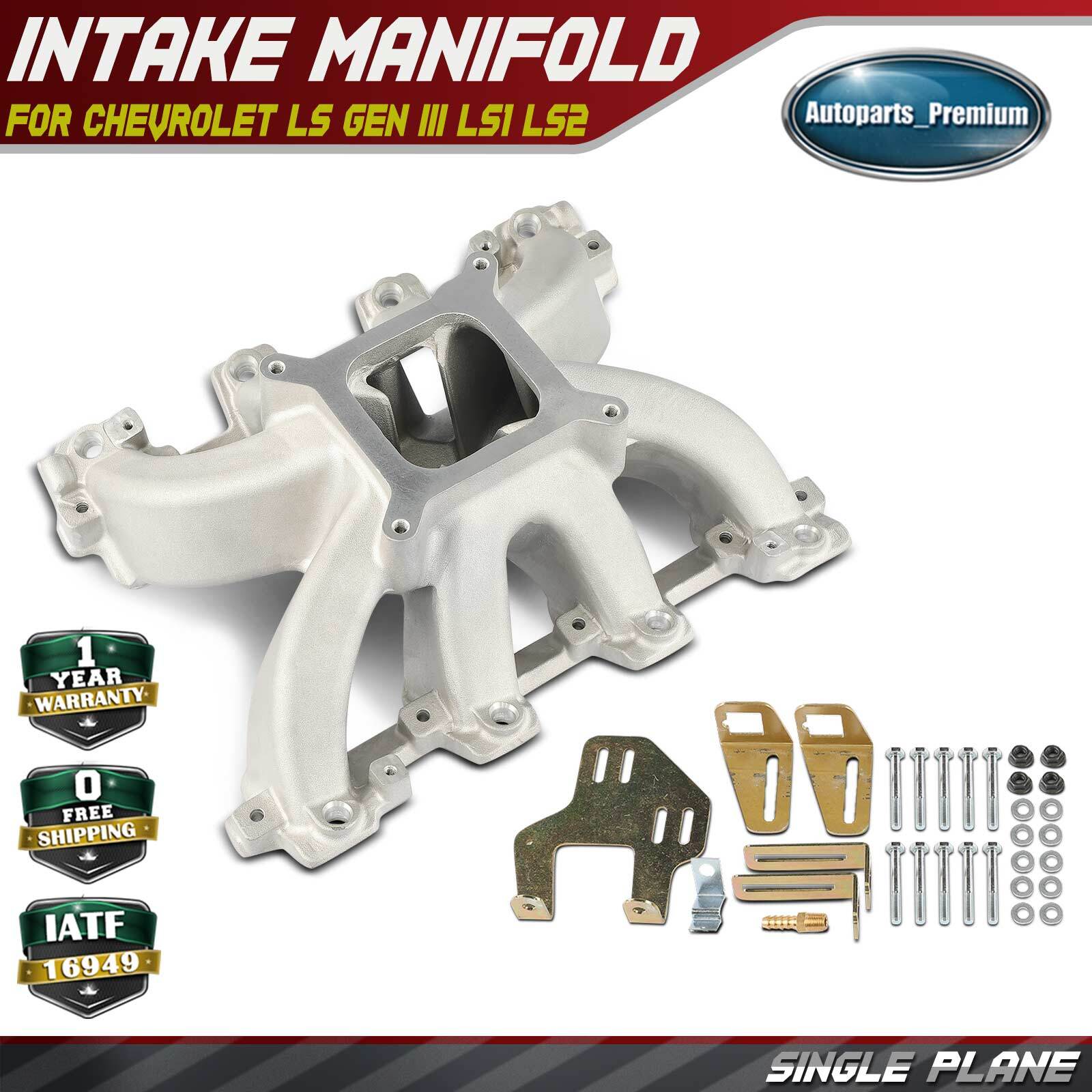 Chevrolet LS Gen III LS1 LS2 Super Victor EFI Intake Manifold Single ...
