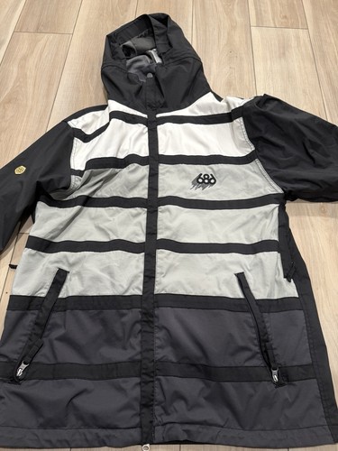 686 Snowboard Jacket Mens Size Large Hoodie InfiDry Waterproof Thermal ...