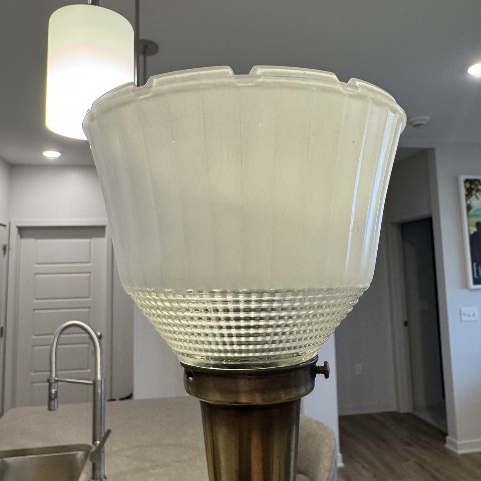 Rembrandt Midcentury Hollywood Regency Style Solid Brass Torchiere MCM ...