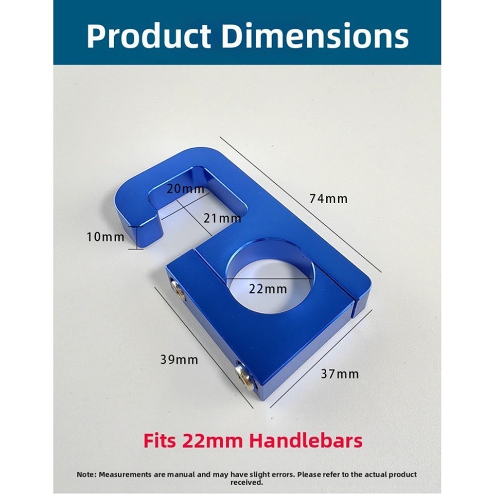 Handlebar Hook Multifunctional Hook LED Sensor Lighting Phone Holder ...