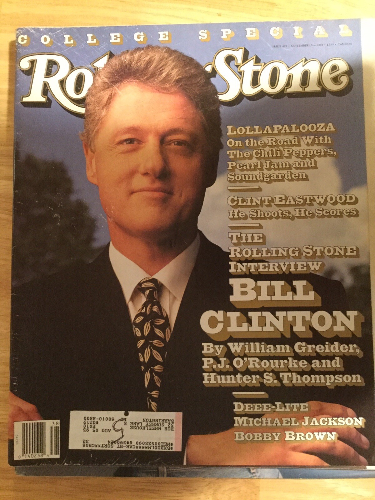 Bill Clinton Rolling Stone Magazine 1992 | eBay