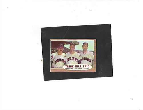1962 Topps MLB # 37 Tribe Hill Trio/jim perry | eBay