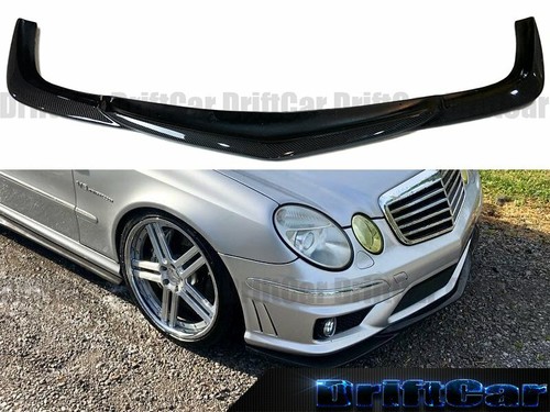 2006 2007 2008 2009 FIT BENZ W211 E63 AMG TYPE GH CARBON FRONT LIP CF ...