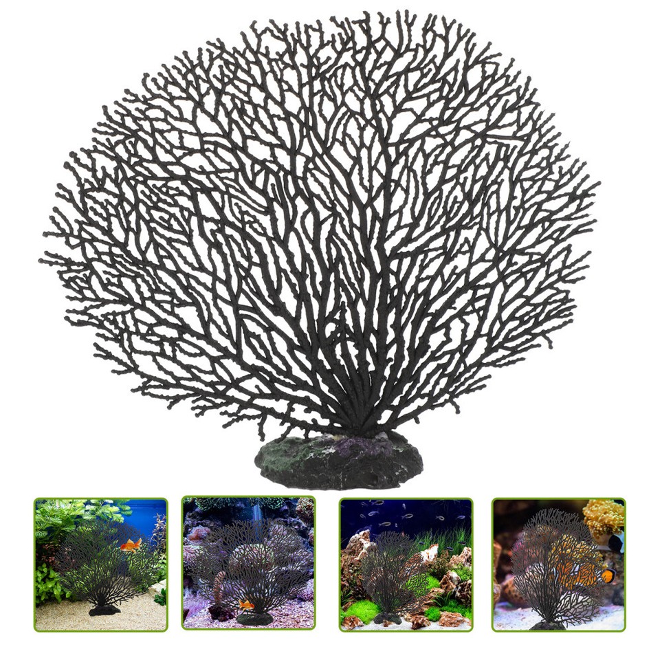 Simulated Wall Tank Plant Fake Fish Bowl Aquarium Decoration ...