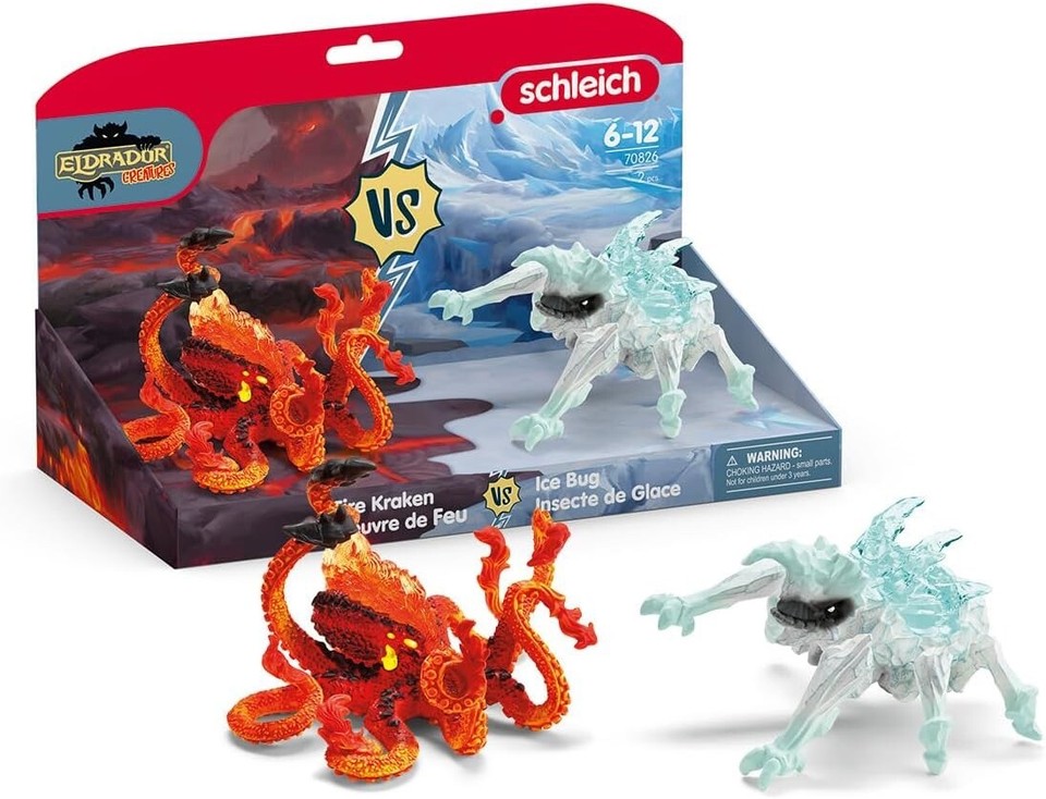 Schleich Eldrador Schleich Lava Fire Ice Monster Robots - Choice | eBay UK
