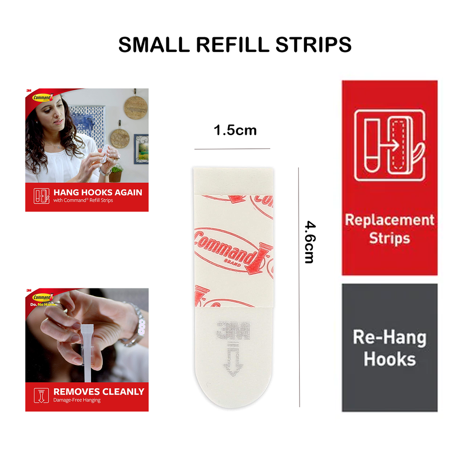 3M Command Strips Damage Free Self Adhesive Wall Hanging Picture No ...