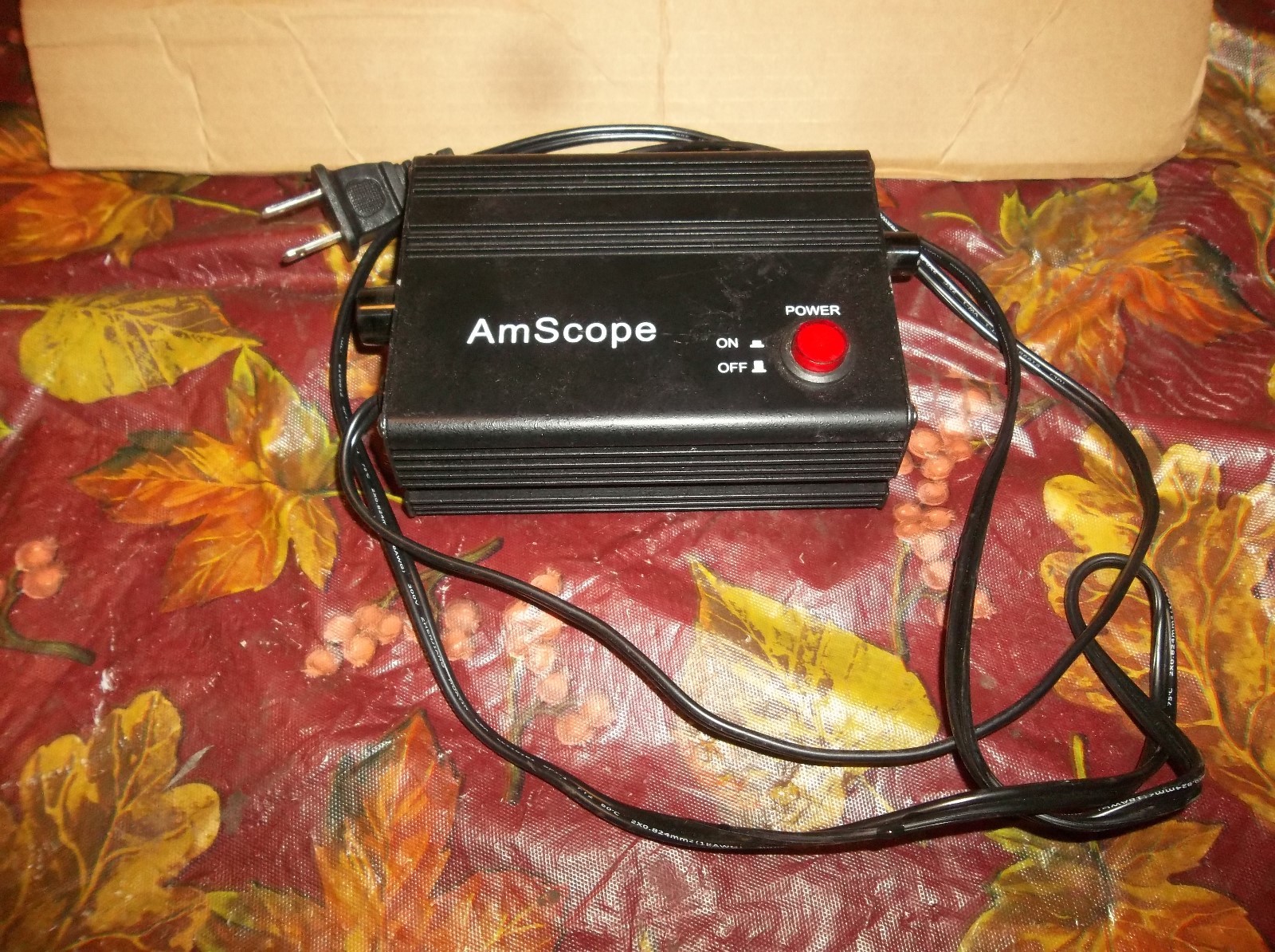 AmScope LED-80MB 80-LED Microscope Dimming Ring Led Illuminator Power ...