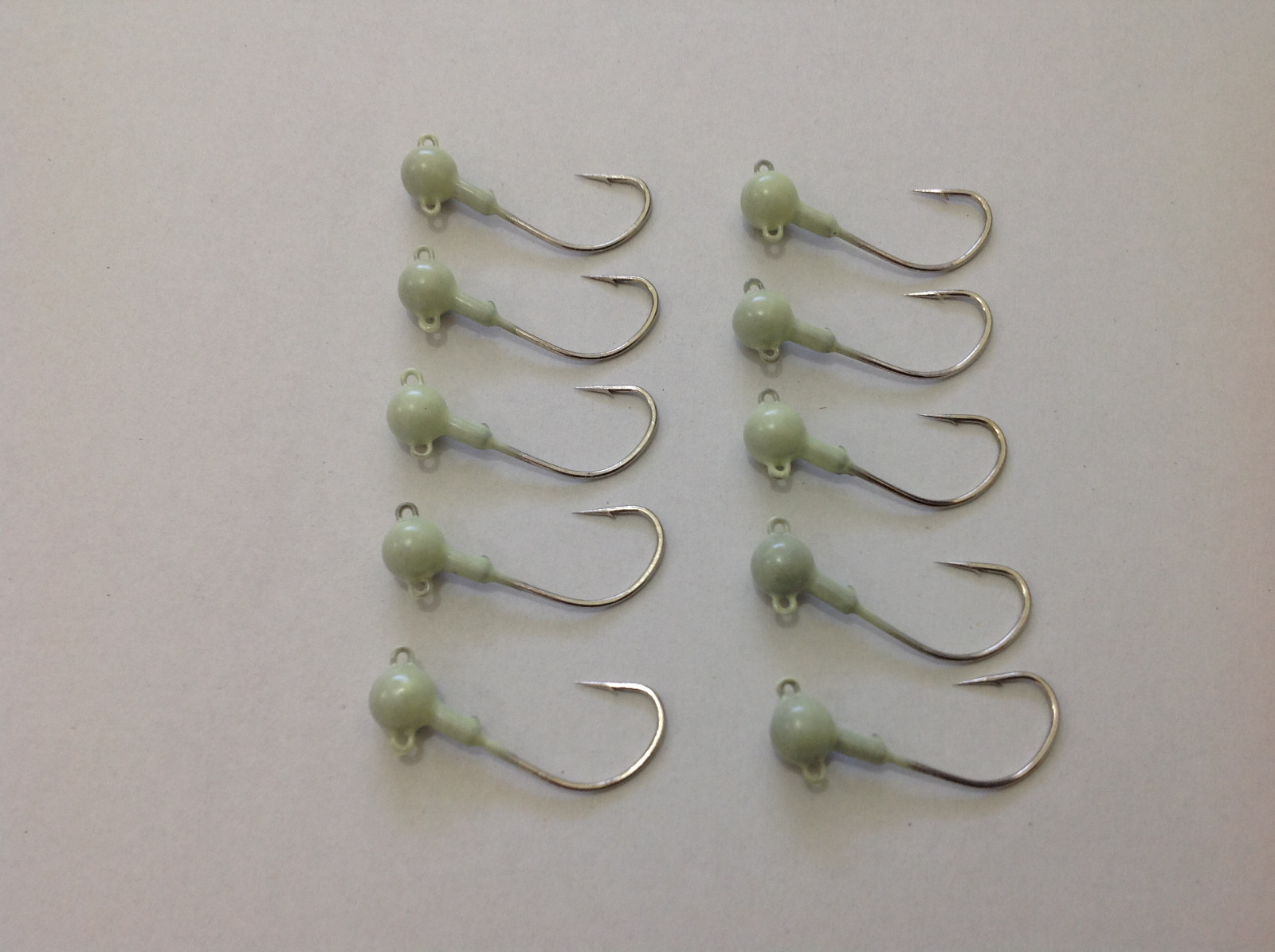 10 x 5g Metal Jig Heads Fishing Lures Soft Plastics Powder Coated | eBay