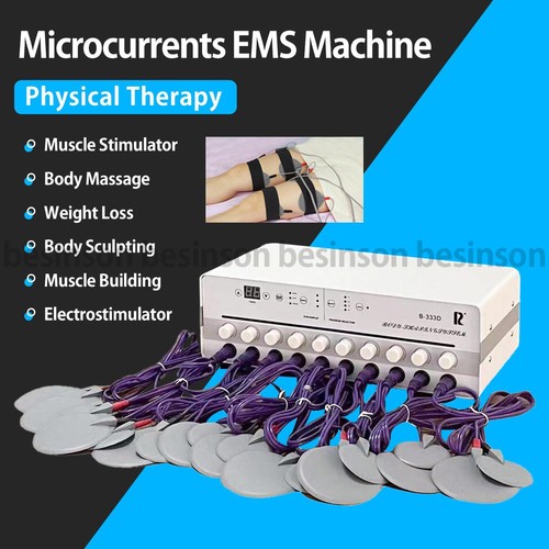 Microcurrent Electric Muscle Building Fitness Massager Body Slimming ...