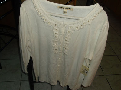 WOMEN'S DEBBIE MORGAN SWEATER PETITE XL NEW WITH TAGS | eBay