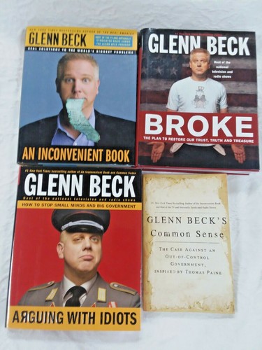 Lot of 4 Glenn Beck Books Conservative 3 Hardcover 1 Paperback | eBay