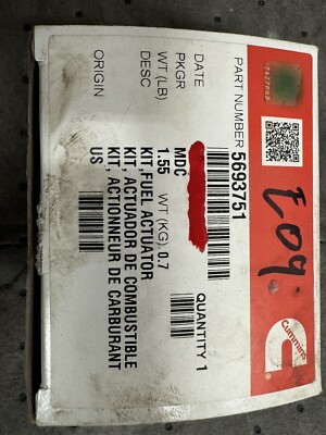 Cummins ISX Fuel Actuator 5693751 | eBay