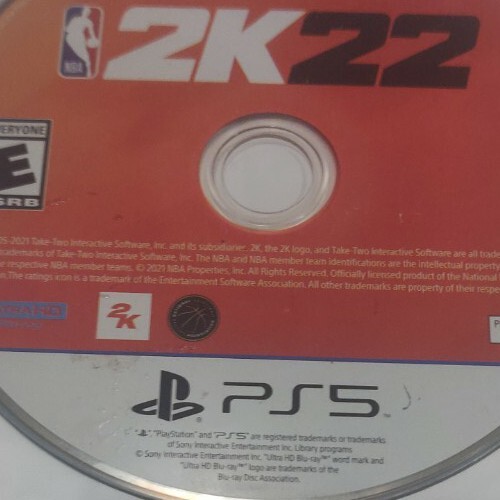 NBA 2K22 - Sony PlayStation 5, DISC ONLY PS5 Game PS5 Disk Only ...