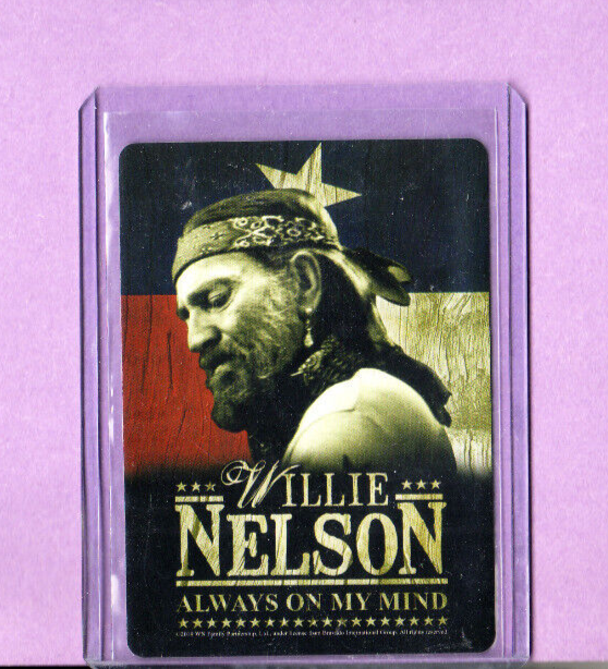Willie Nelson-Collectible Card-2019 Bravado-Lmt Ed-5 Of Spades-Licensed ...