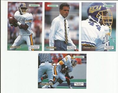 1992 Gridiron East Carolina Pirates Football 4-Card Set - Jeff Blake | eBay