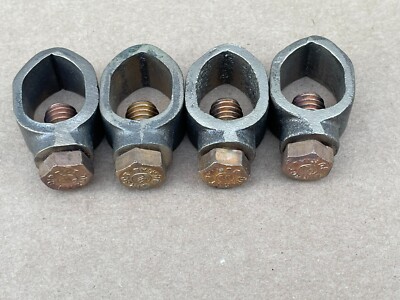Direct Burial S-22 Bronze Grounding Rod Clamp Conduit Fittings (Lot of ...