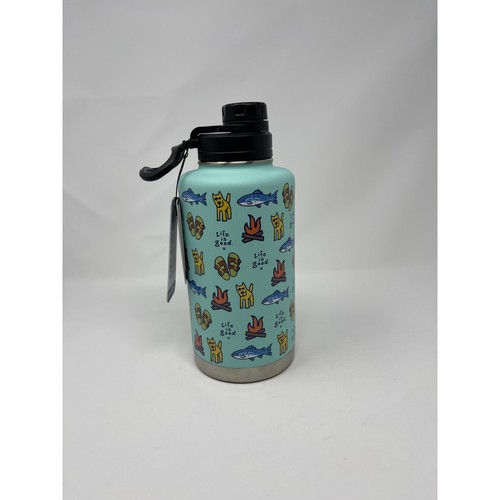 Life is Good Campfire Vibes 50 oz. Wide Mouth Stainless Steel Water ...