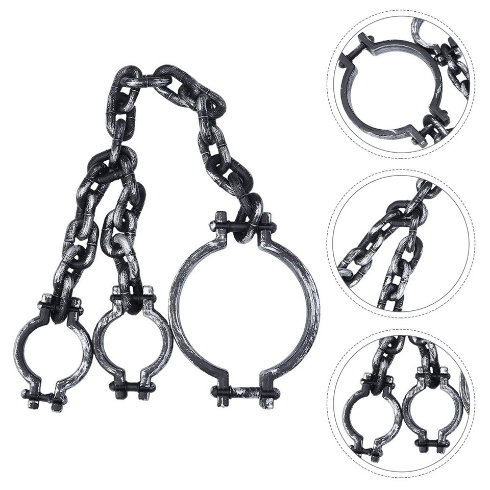 2pcs Halloween Wrist Shackles: Halloween Plastic Shackles And Handcuffs Prop - | eBay Australia